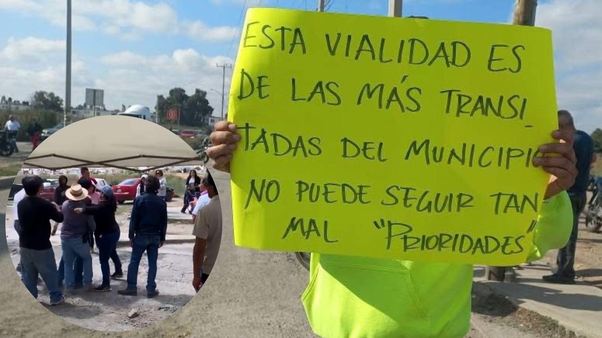 Así se vivió intenso bloqueo en La Providencia-Chavarría en Mineral de ...